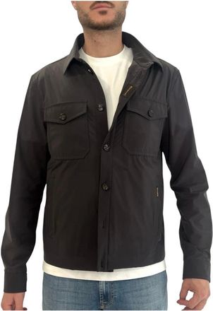 Moorer Homme, Vestes, Gris, Taille: S Overshirt