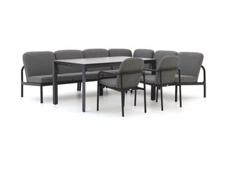 Manifesto Furniture Manifesto San Teodoro/Sestino 160 cm Dining Ecklounge-Set 7-teilig
