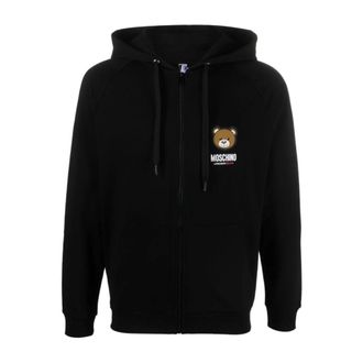 Moschino Teddyb&auml;r-Logo T-Shirt - - Sweatshirts & Hoodies - Herren - Schwarzk - XL