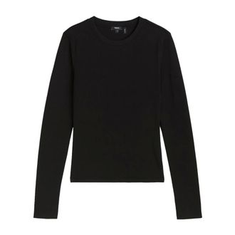 Theory Tee Manches Longues Tiny - Femme - Tops - Noir - Taille: 36 FR