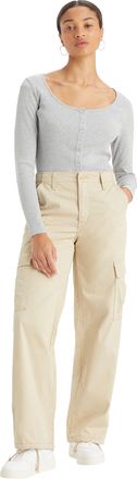 Levi's Damen 94 Baggy Cargo-Jeans Safari Tans 25 32