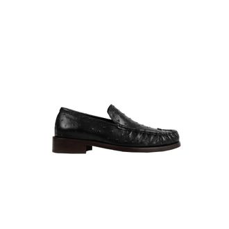 Acne Studios Ostrich-printed Leather Loafers