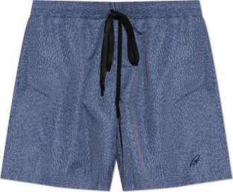 Brioni Homme, Maillots de bain, Bleu, Taille: XL Classic Swim Shorts