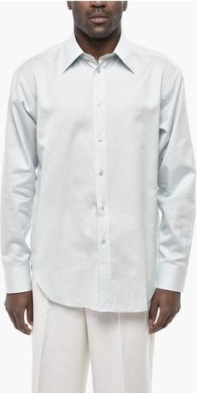 Tom Ford Cotton and Silk Solid-Color Shirt with French Collar size 42