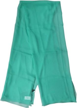 Dolce & Gabbana Homme, Accessoires, Vert, Taille: ONE Size Silk Neck Wrap Shawl Scarf