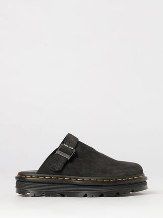 Dr. Martens Mules Zebzag en daim avec bride r&eacute;glable