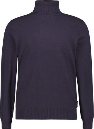 Joop Herren Pullover blau Wolle unifarben