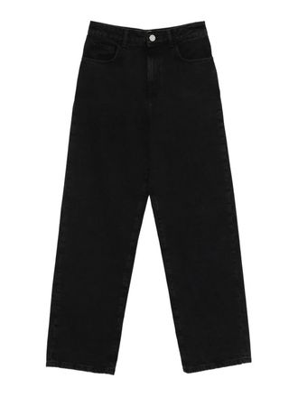 R&oacute;he Straight Leg Jeans - Schwarz