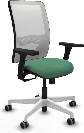 Piqueras y Crespo Programmierstuhl Zulema mit 3D-Armen, h&ouml;henverstellbare Lendenwirbelst&uuml;tze, ausgestattet mit 3 Positionen und Schneidschaum, mit Rollen von 65 mm, Par