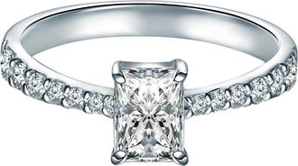 Trilani Ring - Sterling Silber Ring Zirkonia - Gr. 50 - in Silber - f&uuml;r Damen