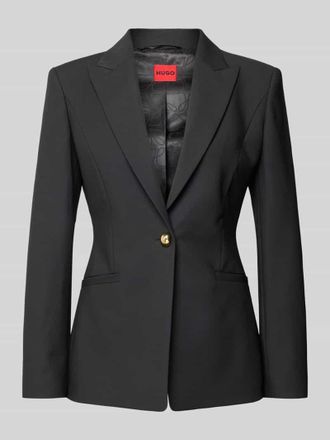 HUGO BOSS Regular Fit Kurzblazer mit Viskose-Anteil Modell ABIRE