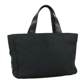 Prada Pre-owned Nylon sacs-main - Femme - Pre-owned - Noir - Taille: ONE Size