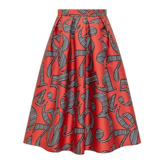 Alessandro Enriquez Femme, Jupes, Multicolore, Taille: 38 FR Midi Skirts