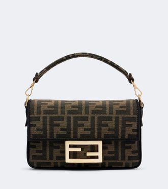 Fendi Sac Baguette FF Zucca Mini
