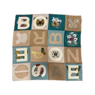 Borbonese Femme, Accessoires, Multicolore, Taille: ONE Size Foulard Color Block 90x90