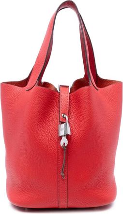 Hermès 2017 Clemence Picotin Lock Handtasche 22cm - Rot