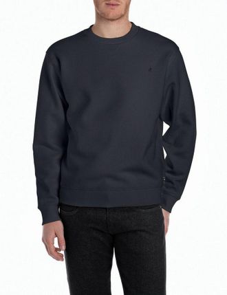 Replay Sweatshirt mit V-Einsatz am Halsausschnitt