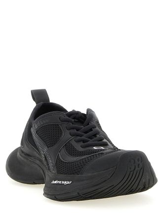 Balenciaga Womens Black Polyester Athletic Sneakers