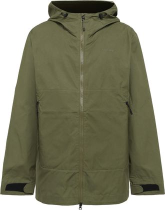 Knowledge Cotton Apparel Herren vegan Jacke Vent Canvas 200 Shell Burned Olive