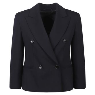 Max Mara Femme, Vestes, Bleu, Taille: 38 FR Max Mara Vestes