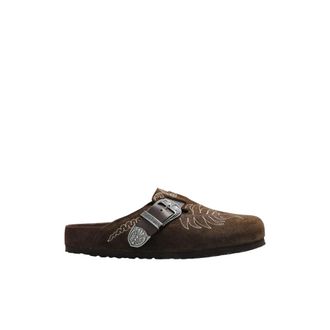 Etro Boston Embroidery - - Shoes - Herren - Braun - 45 EU
