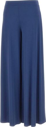 Kaos Kaos, Femme, Pantalons, Bleu, Taille: 38 FR Pantalon &agrave; jambes larges