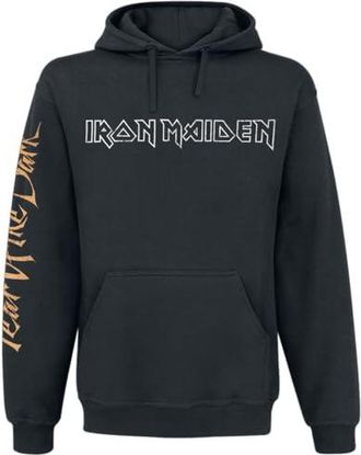 Iron Maiden Fear of The Dark Homme Sweat-Shirt à Capuche Noir XXL