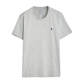 Ralph Lauren Homme, Tops, Gris, Taille: L TShirt MC Logo Coton