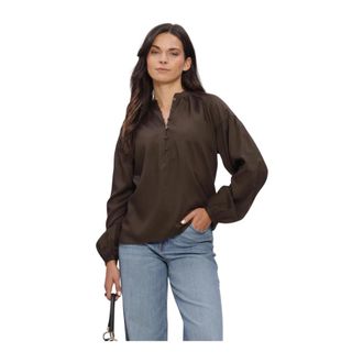 Selected Blusen - - Blouses & Shirts - Damen - Braun - XS