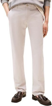 Tommy Hilfiger Chino Homme Core Denton Essential Twill Straight Fit, Gris (October Grey), 32W/32L