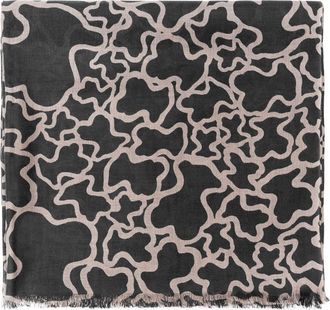 Tous Tous unisex 2000780551 Mode-Schal, Schwarz, n/a