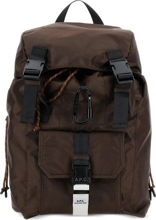 A.P.C. A. p.c. Logo-buckle Backpack