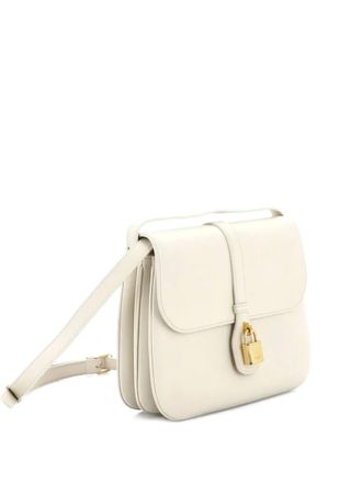 Celine sac &agrave; bandouli&egrave;re Tabou Bag Smooth Calfskin Medium - Blanc