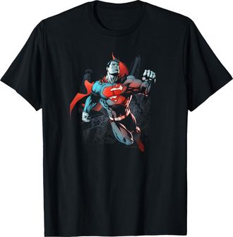 DC Comics Superman Up in the Sky T Shirt T-Shirt
