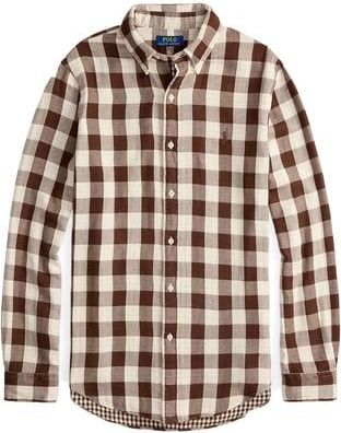 Polo Ralph Lauren Chemise col am&eacute;ricain en coton