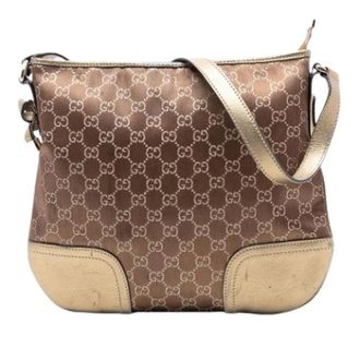 Gucci Pre-owned Canvas Crossbody Bag - - Pre-owned - Damen - Braun - ONE SIZE
