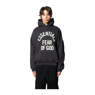 Fear of God Homme, Sweatshirts et sweats &agrave; capuche, Noir, Taille: L Campus 90s Sweat &agrave; capuche