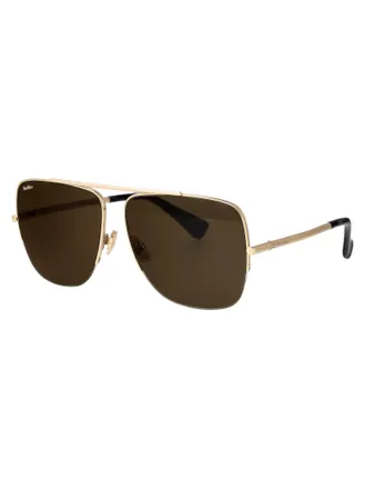 Max Mara Womens Sunglasses Mm0121-S Black Metal