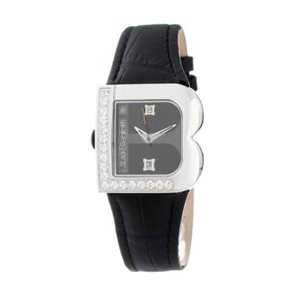 Laura Biagiotti Femme, Accessoires, Noir, Taille: ONE Size Leather Dress Watch