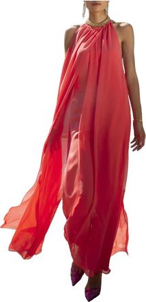 Hanita Femme, Robes, Rose, Taille: 42 FR Halter-Neck Jumpsuit
