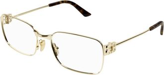 Balenciaga Goldene Brillengestelle - - Accessories - unisex - Gelb - 57 MM