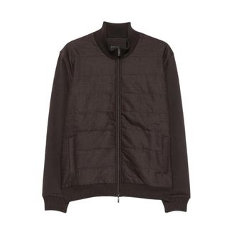 Fay Giubbino Zip Ricamo - - Jackets - Herren - Braun - S