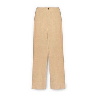 Elena Miro Damen, Hosen, Beige, 3XLGr&ouml;&szlig;e