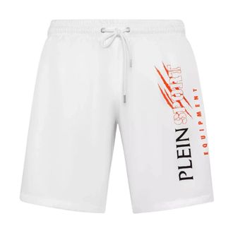 Plein Sport Scratch Badeshorts - - Sport - Herren - Wei&szlig; - L