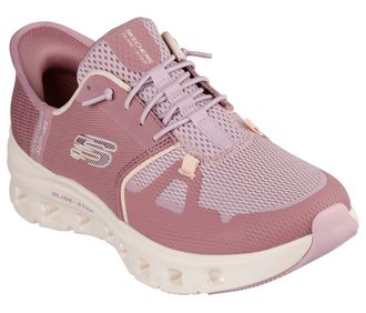 Skechers Slip-On Sneaker SKECHERS Vegan Slip-ins: Glide-Step Pro, Damen, Gr. 38, lila (dunkel mauve), Synthetik, Textil, Schuhe Sneaker, Sneaker, Slipper, Frei