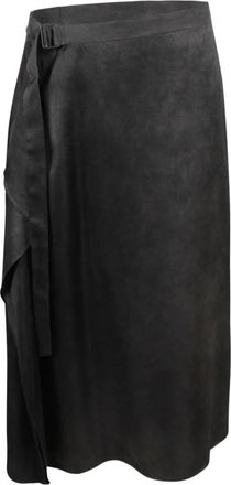 Christian Wijnants Femme, Jupes, Gris, Taille: 40 FR Klika Asymmetric Midi Skirt