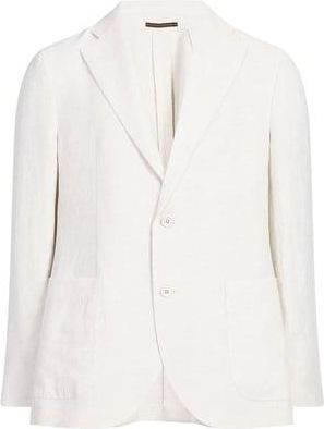 Slowear Veste droite en lin