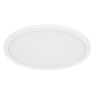 Globo Lighting LED Deckenleuchte 24 Watt Backlight Memory Funnktion IP44 wei&szlig; opal rund