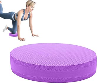 Generic Balancekissen Yoga Balancekissen - Yoga Trainingsmatte aus Schaumstoff mit Stabilitätskissen, Trainingsmatte aus rutschfestem Schaumstoff für l