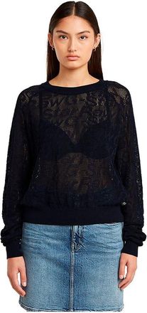 G-Star RAW Pointelle lt wt knit wmn